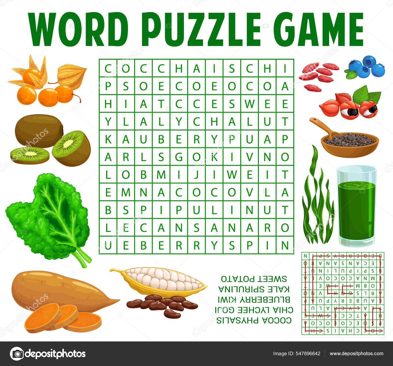 Plantilla De Cuadrícula De Búsqueda De Palabras