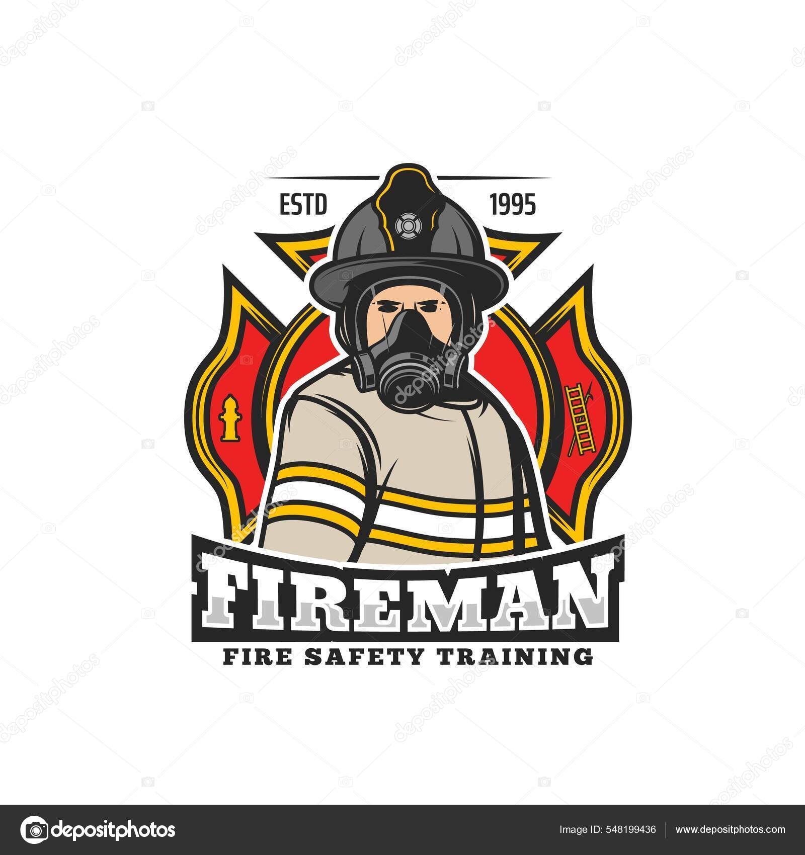 Icono Del Departamento De Bomberos Símbolo Del Departamento De