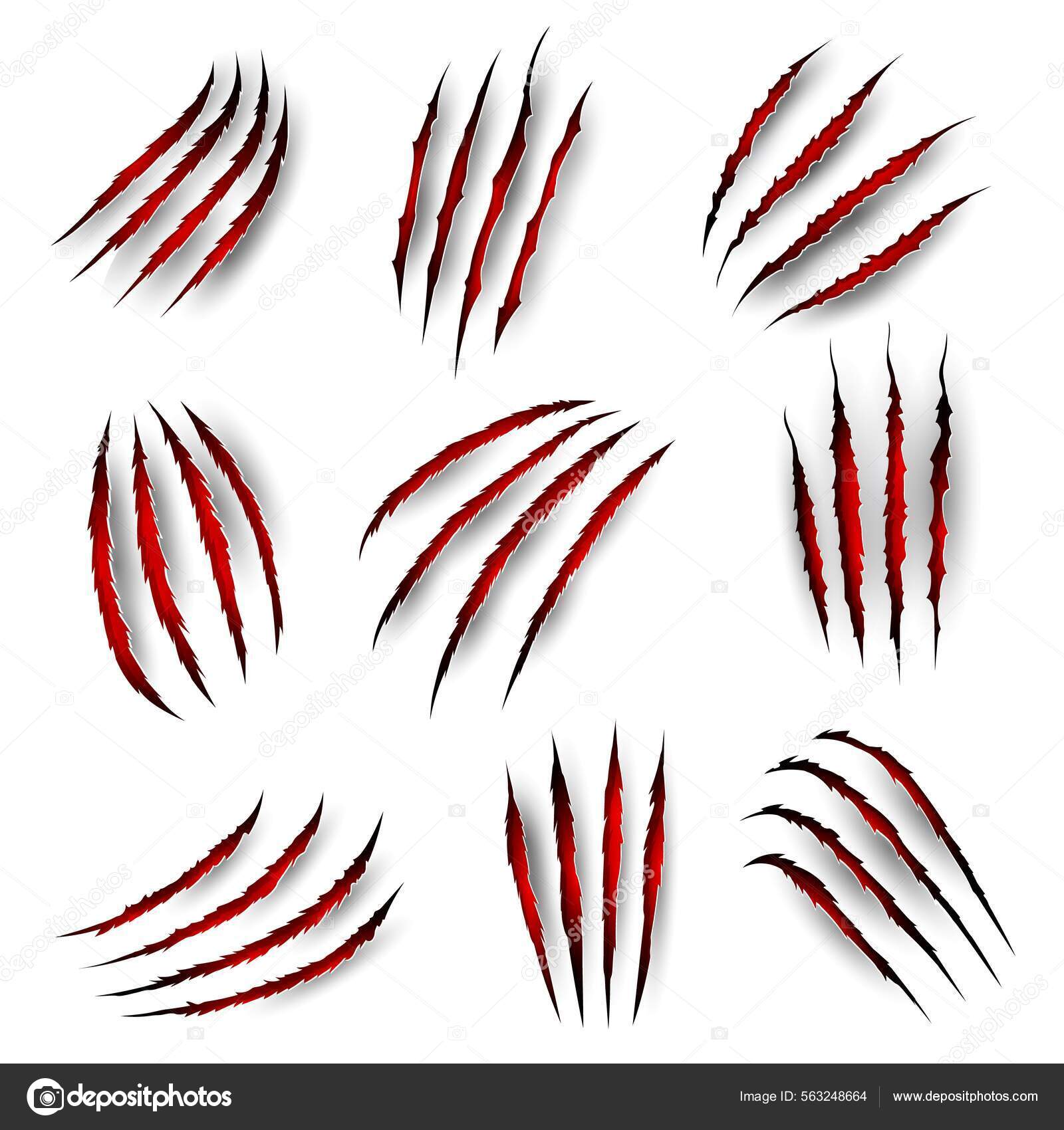 Lion Scratch Marks Tattoo