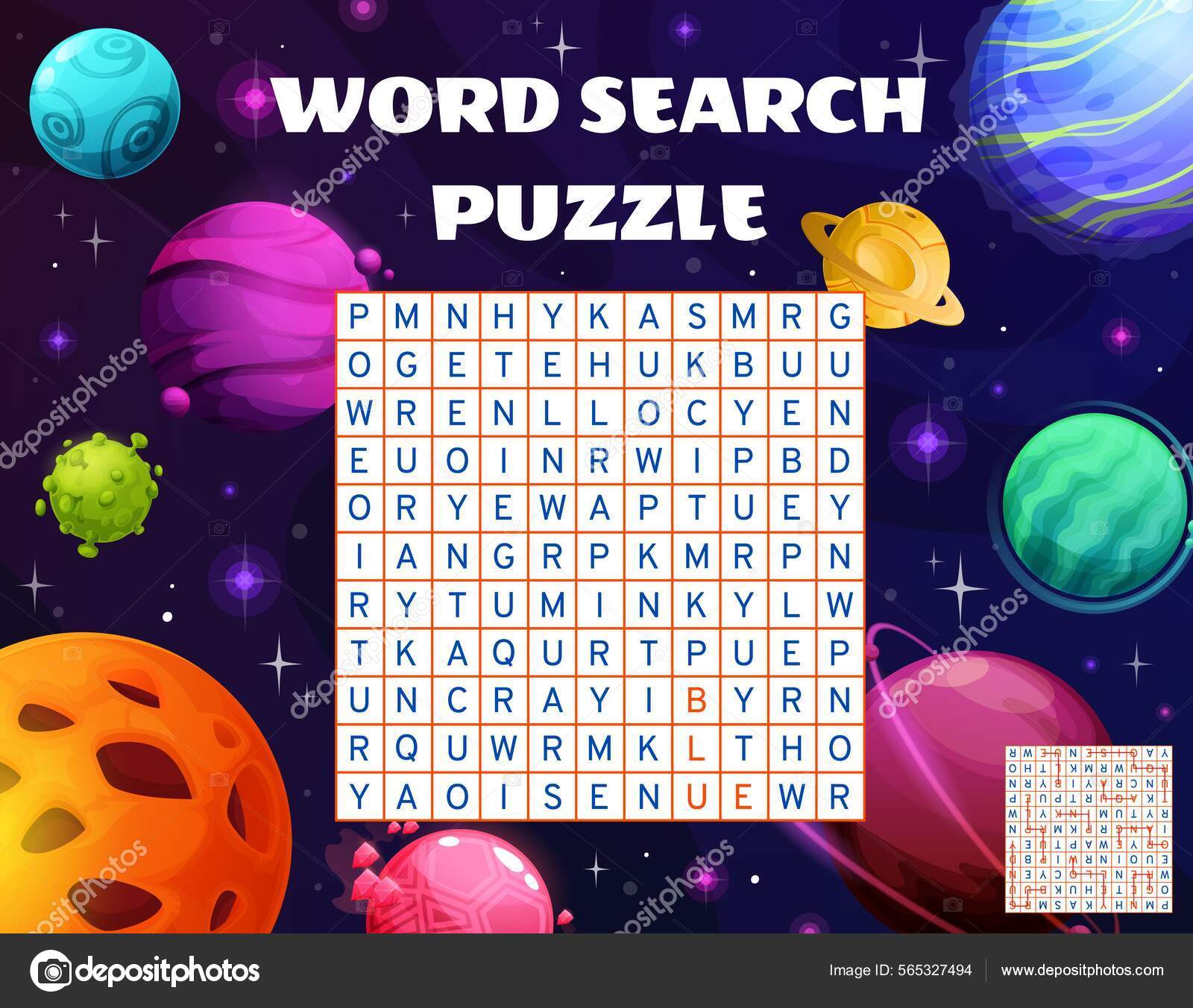 Stars And Galaxies Crossword Puzzle