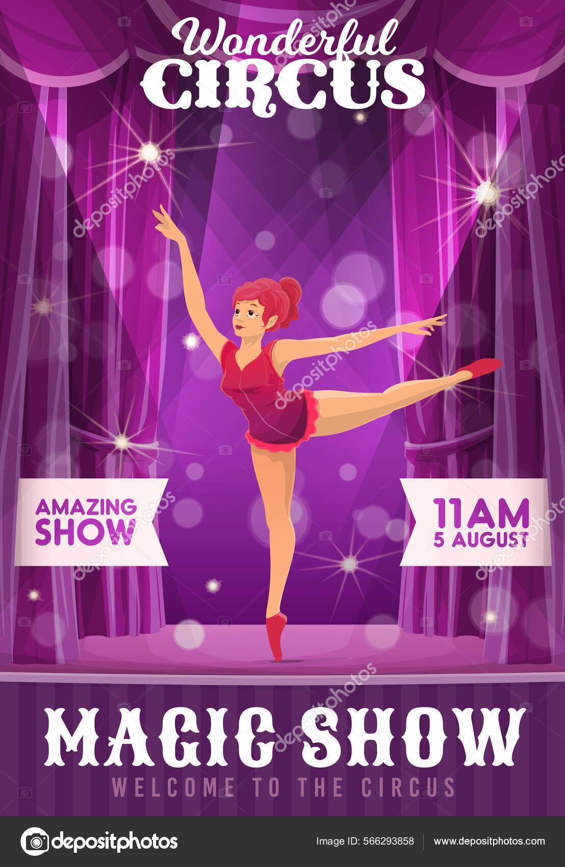 Circus Acrobat Cartoon