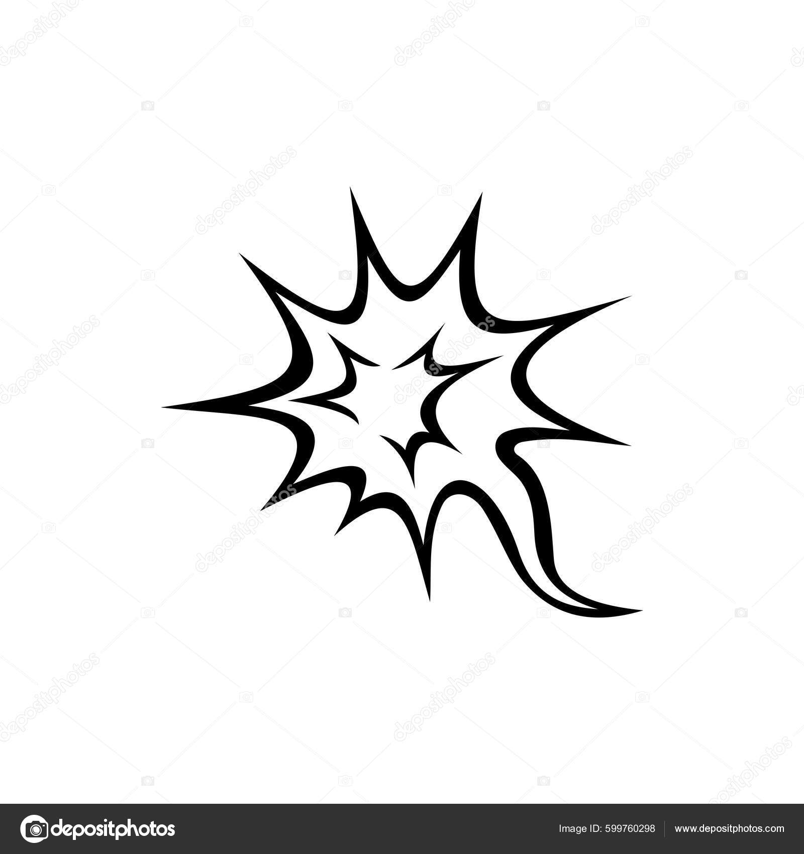 Cloud Thunder Isolated Comic Burst Sign Vector Boom Puff Symbol Stock ...