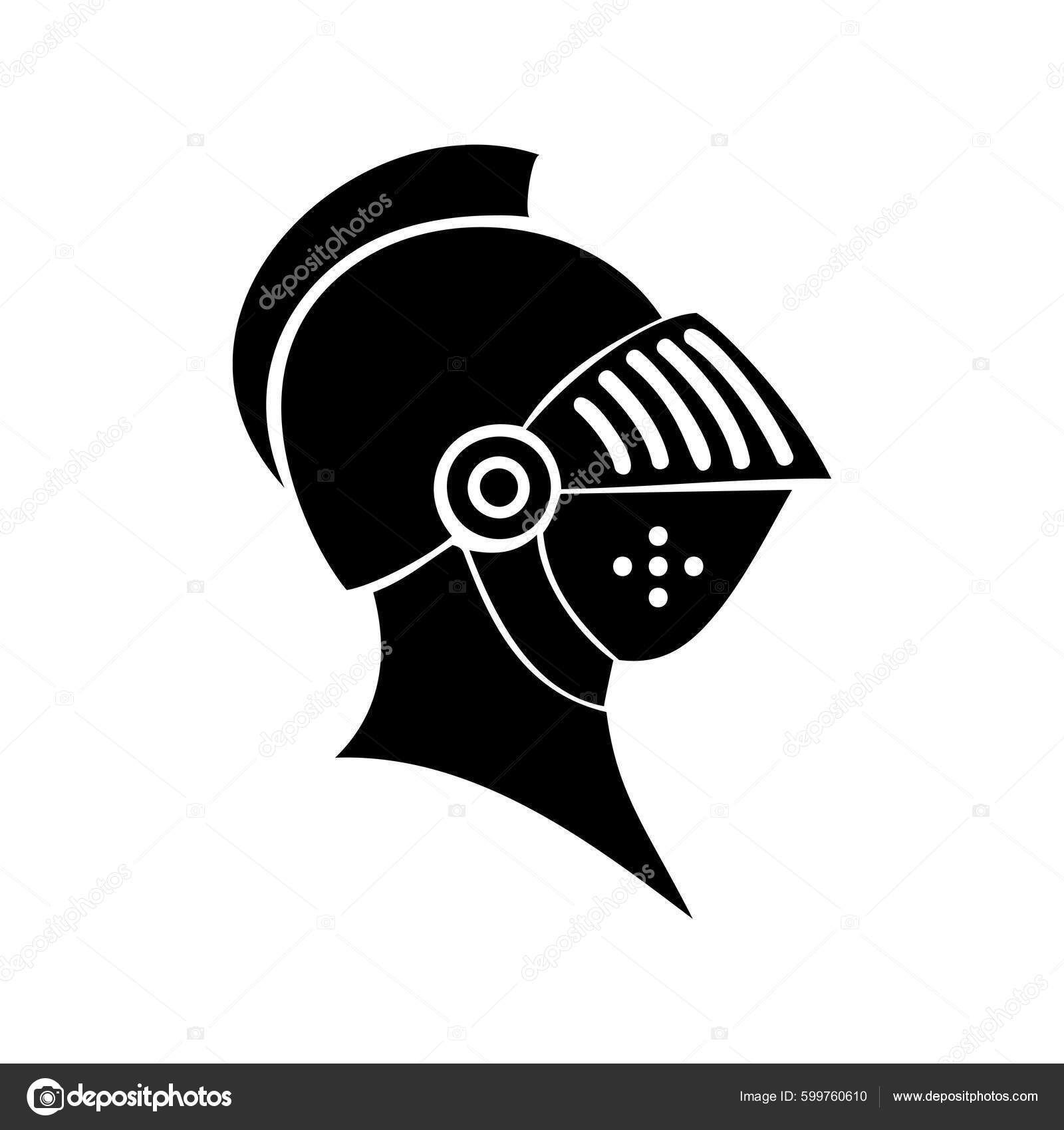 Knight Head Silhouette Knight Head Logo Knight Head Logo In Black