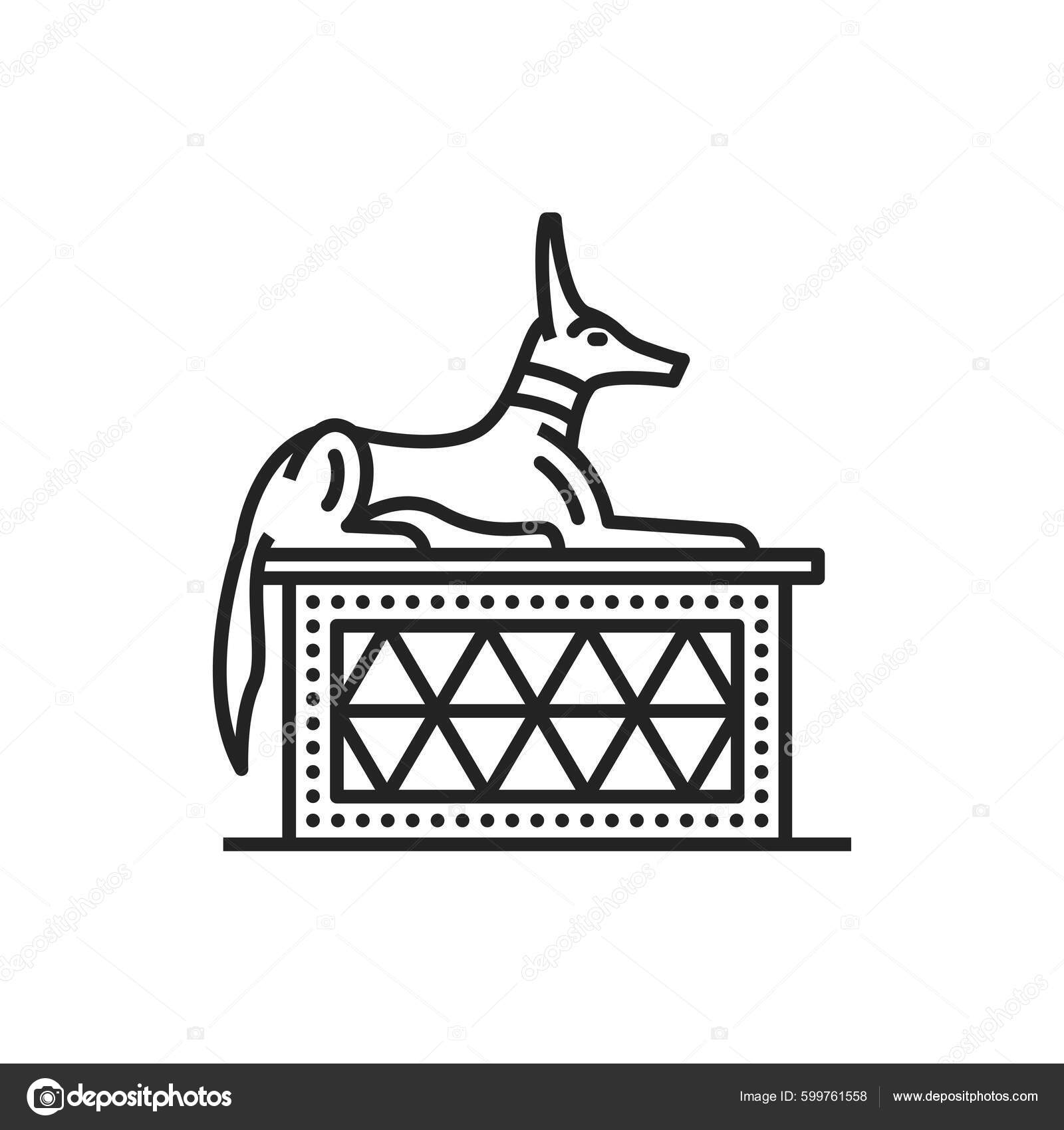 Egyptian Dog Symbol