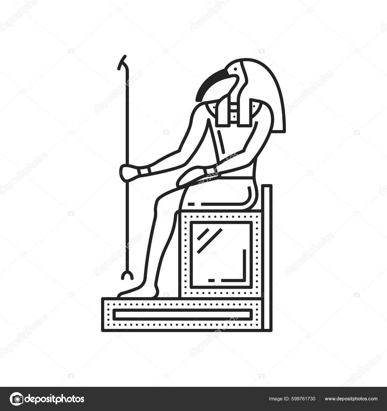 Deus Egipcio Thoth Simbolo