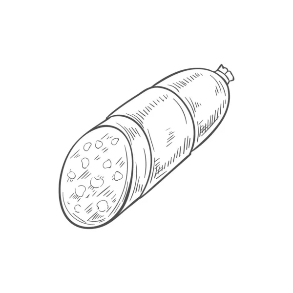 Salami Coloring Page