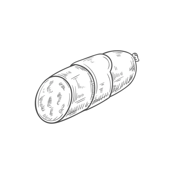 Salami Coloring Page