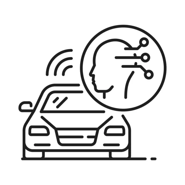 Self Driving Car Artificial Intelligence Driverless Vehicle Color ...