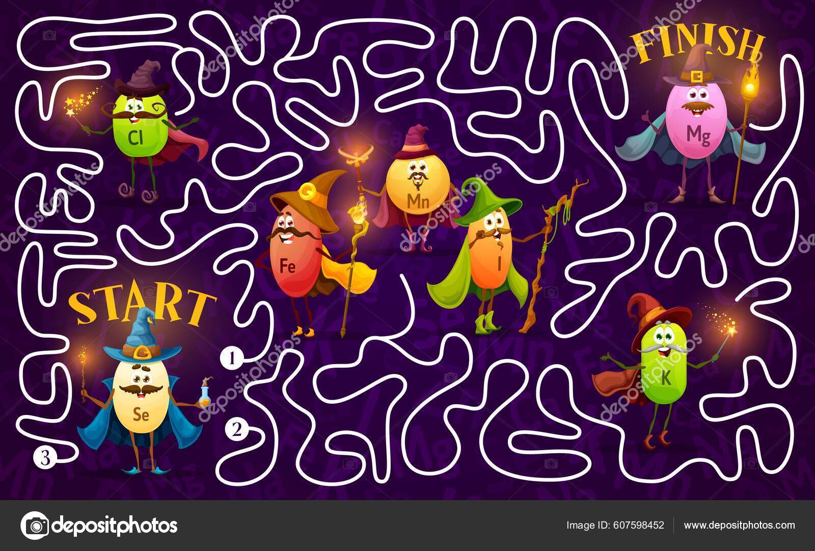 Labyrinth Laze Game Membantu Micronutrients Penyihir Dan Penyihir ...