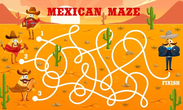 Kids cowboy maze Vector Art Stock Images | Depositphotos