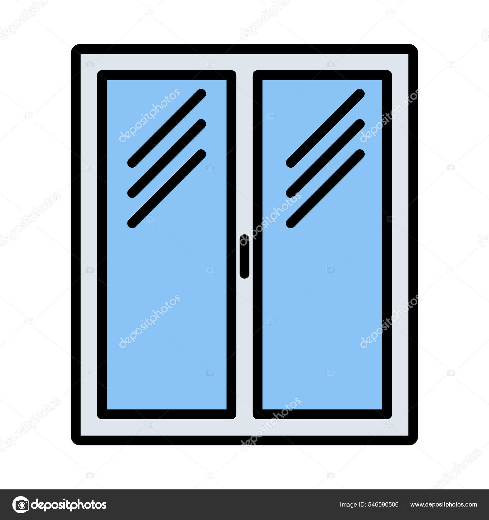 Closed Window Frame Clipart