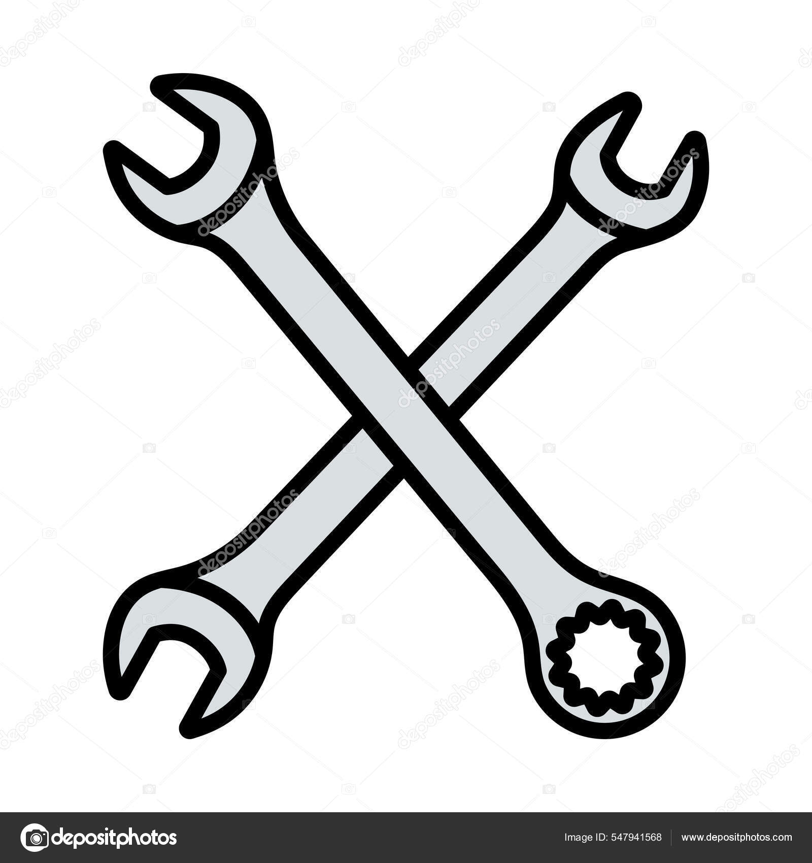Cross Wrench Vector