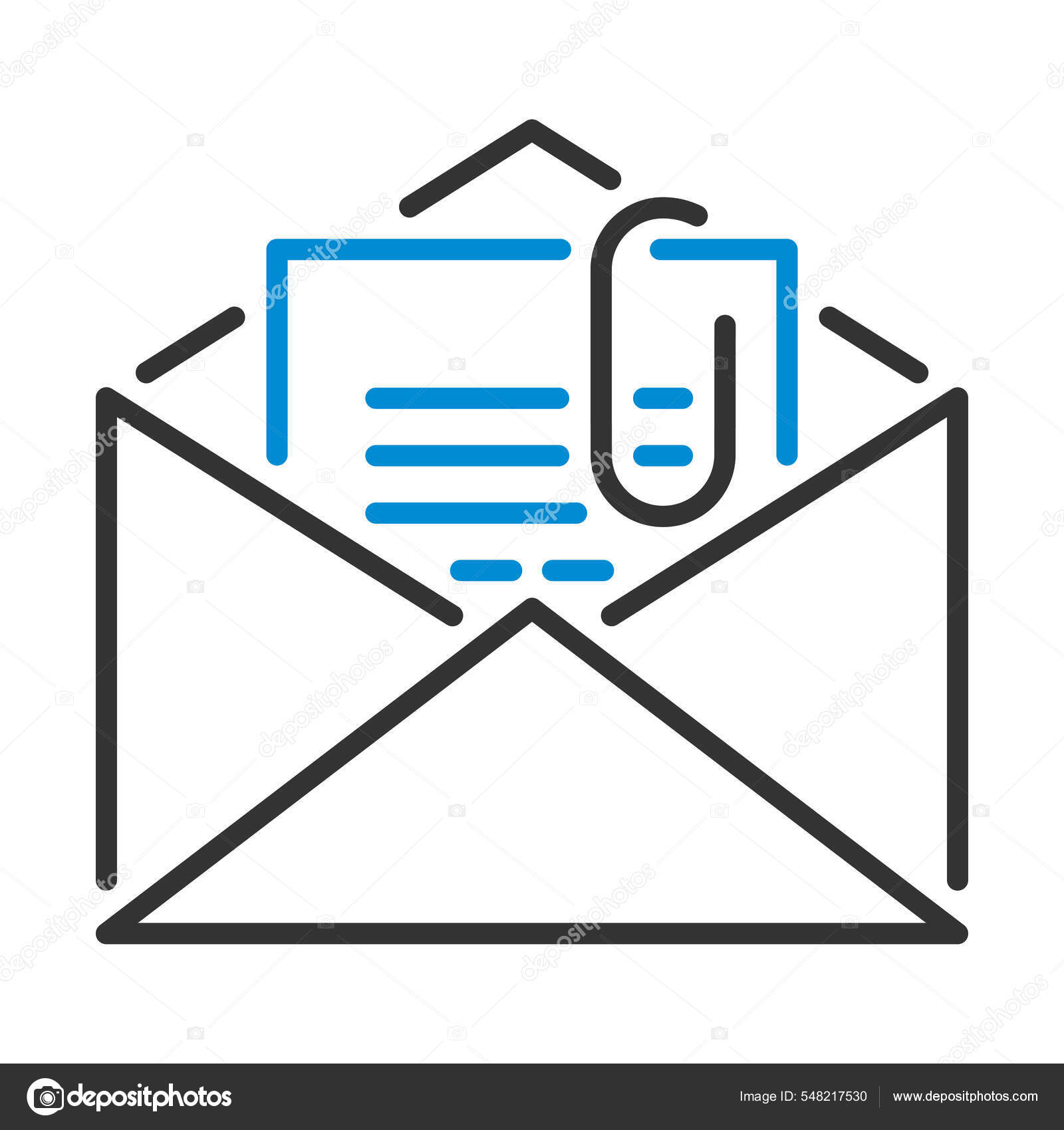 Email Attachment Symbol