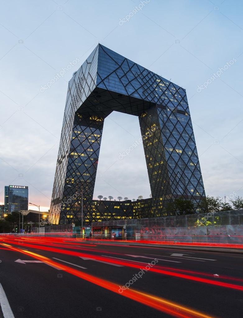 CCTV headquarter at night,Beijing,China — Stock Photo © jackchen #32626013 CCTV headquarter at night,Beijing,China — Stock Photo © jackchen #32626013