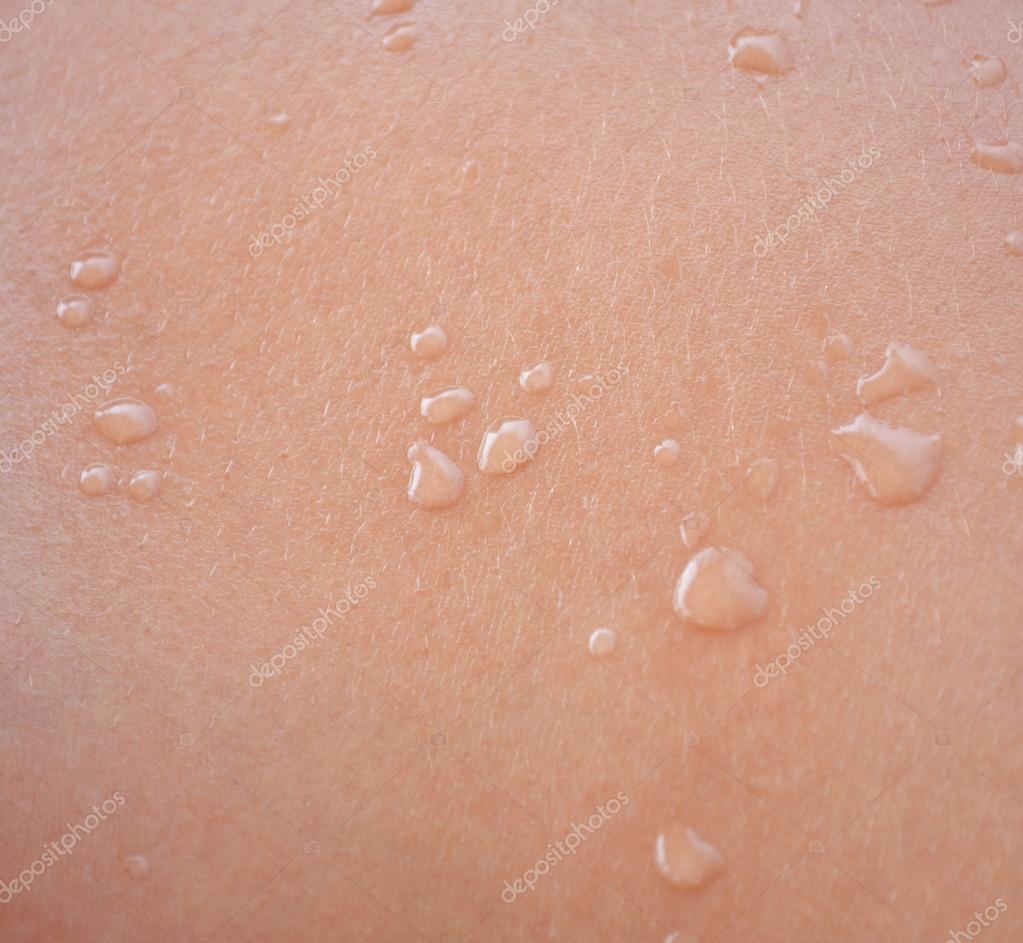 Water drops on human skin macro shot Stock Photo by ©Alexis84 30506971