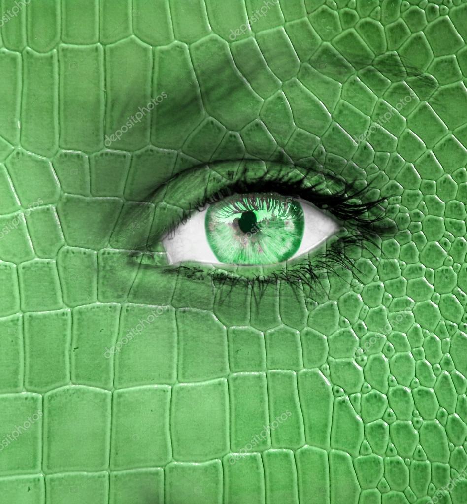 Human face with dragon skin texture Stock Photo by ©Alexis84 44240183