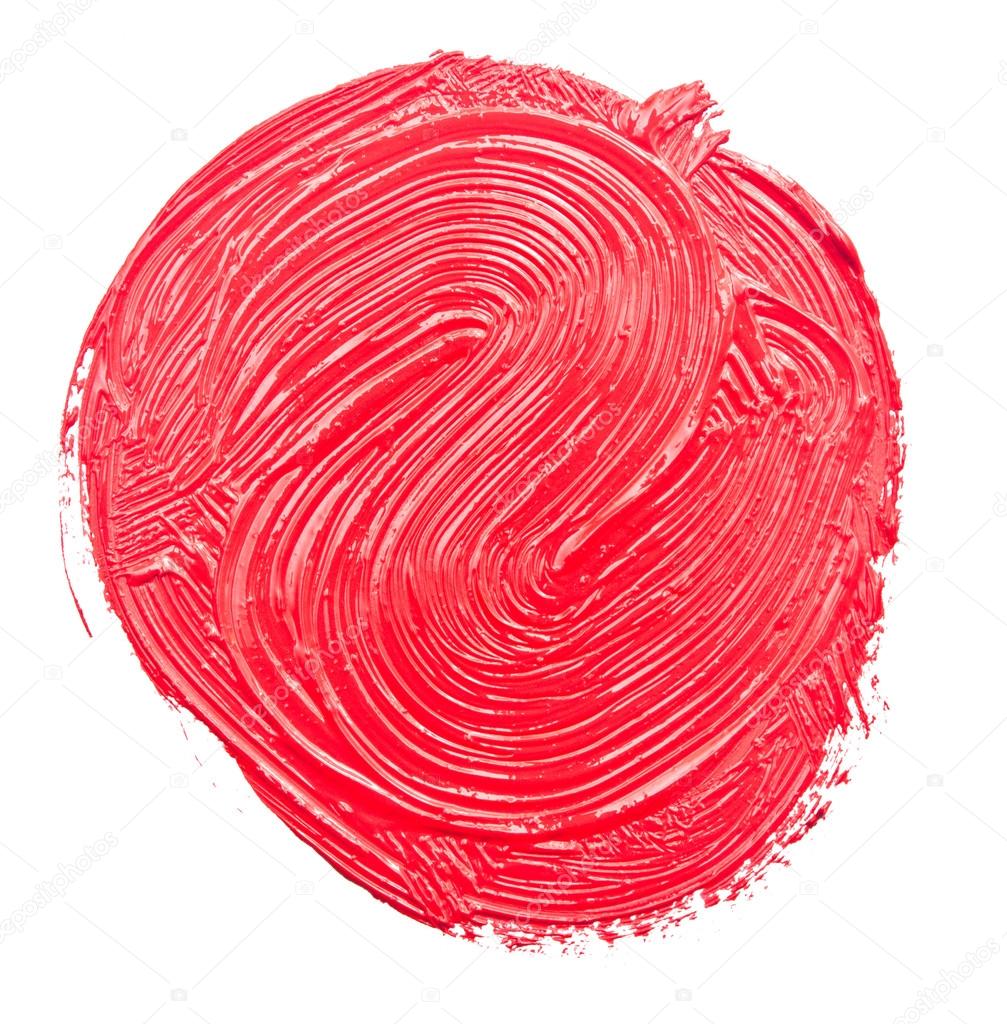 Red paint drawn with brush stroke Stock Photo by ©inxti74 34973063