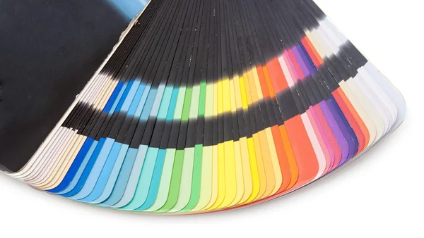 Color guide spectrum swatch samples rainbow on white background Stock ...