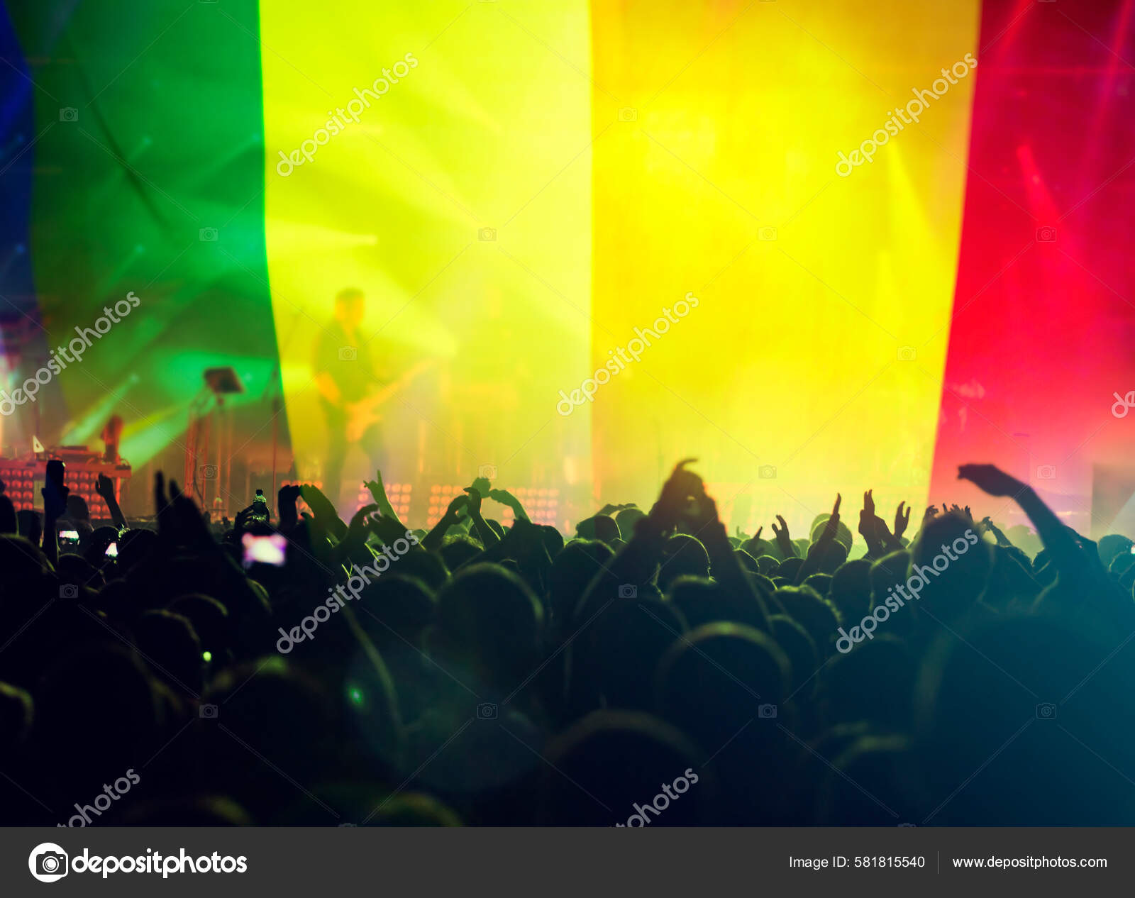 Pride Community Parade Hands Raised Lgbt Flag Symbol Love Tolerance ...