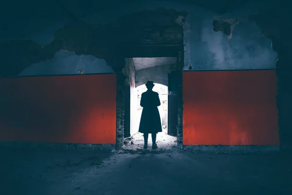 Haunted house man in window Stock Photos, Royalty Free Haunted house ...