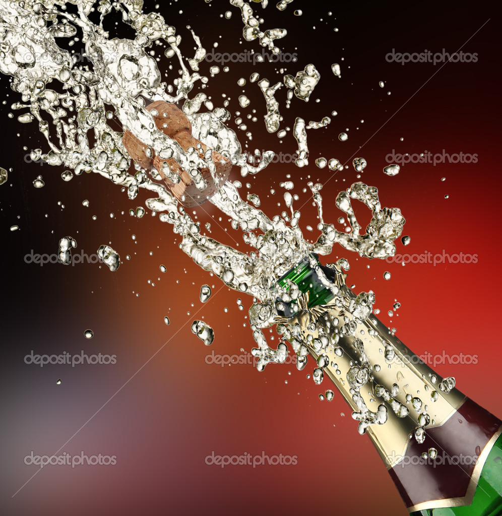 Champagne explosion Stock Photo by ©Kesu01 15446131
