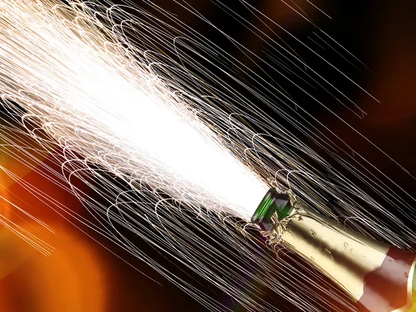 Champagne explosion - Stock Image - Everypixel