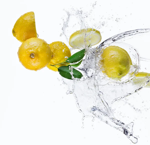 Lemon with water splash Stock Photo by ©Kesu01 43285045