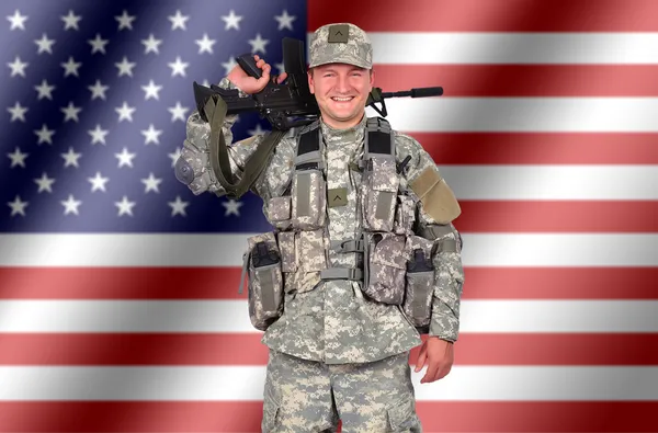 Happy american soldier Stock Photos, Royalty Free Happy american ...