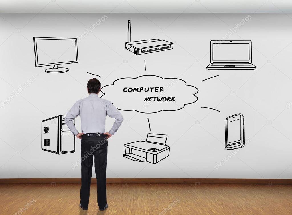 Computer network, Stock Photo by ©vetkit 43648463