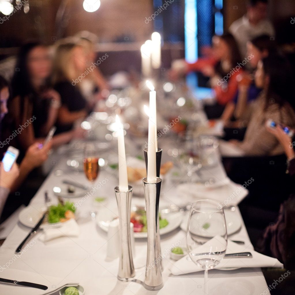 Abstract image of a celebratory table. Stock Photo by ©Valentyn_Volkov ...