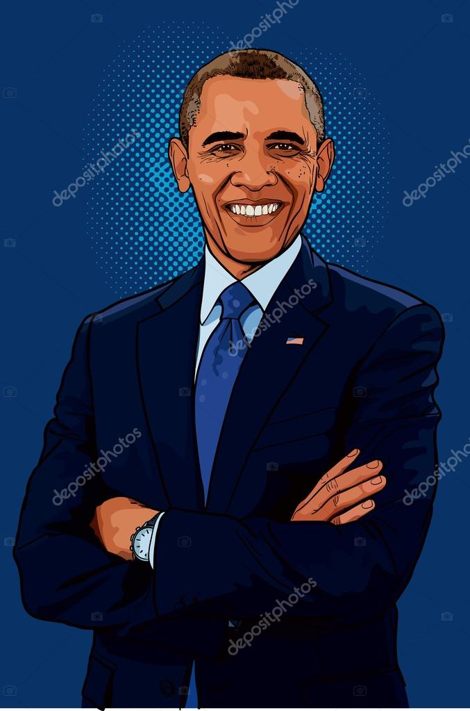 Barack Obama Stock Illustration by ©fogbird #33538213