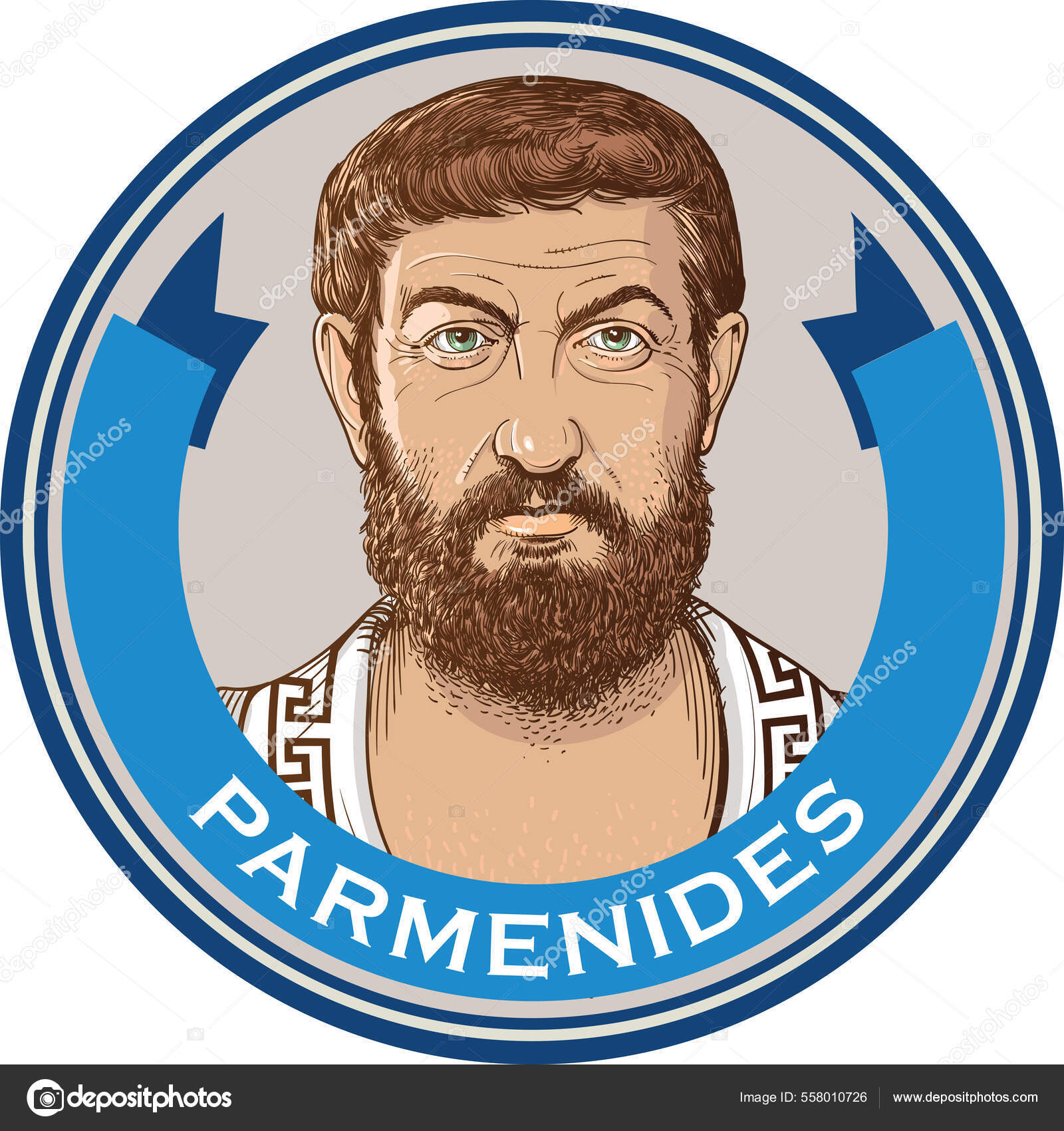 Parmenides Elea Pre Socratic Greek Philosopher Elea Magna Graecia ...