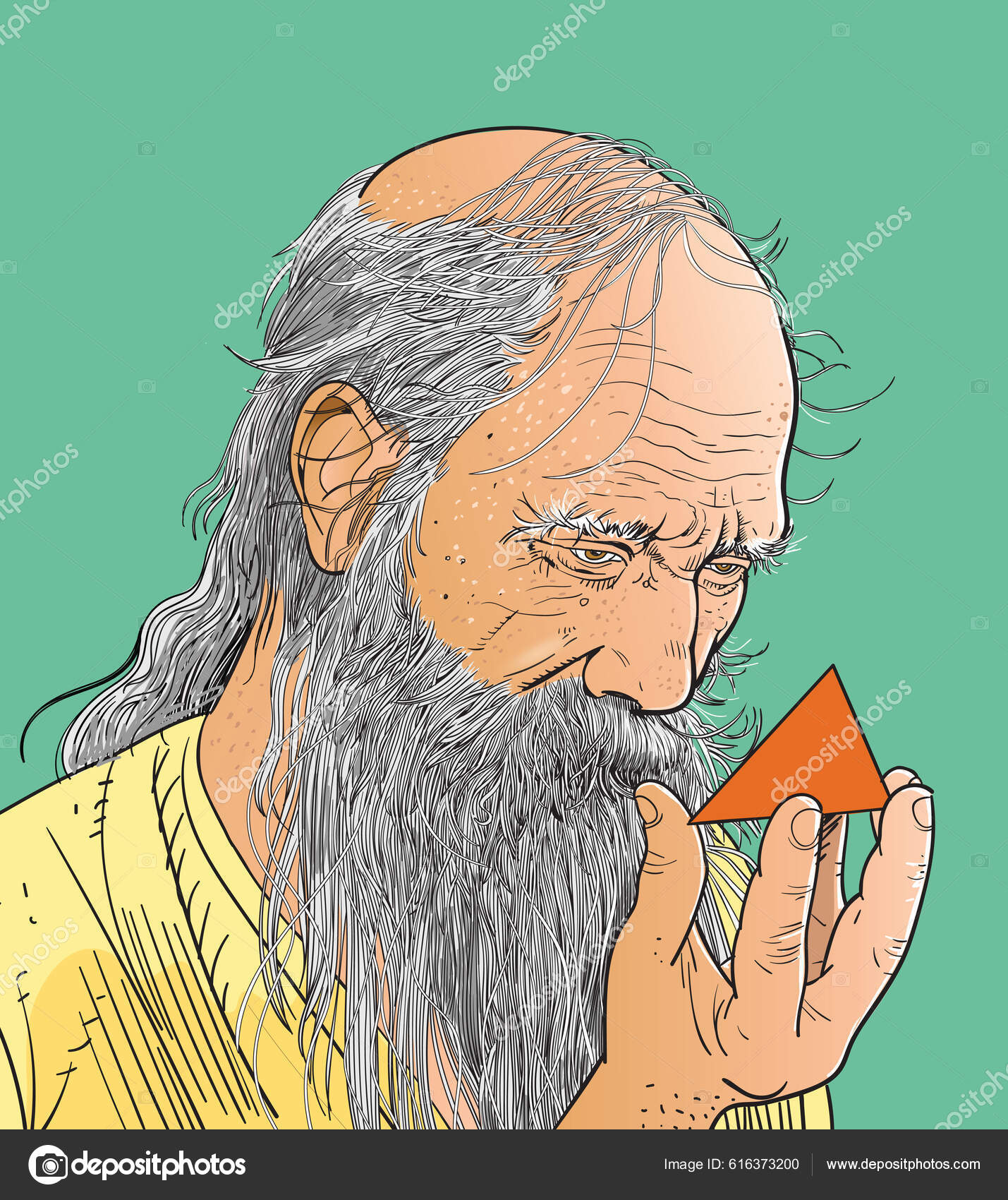 Pythagoras Ancient Ionian Greek Philosopher Eponymous Founder ...