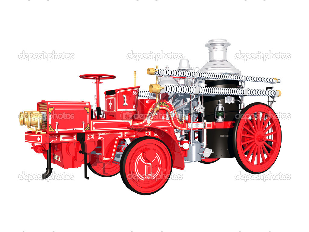 Vintage Fire Engine Stock Photo by ©mic1805 46033041
