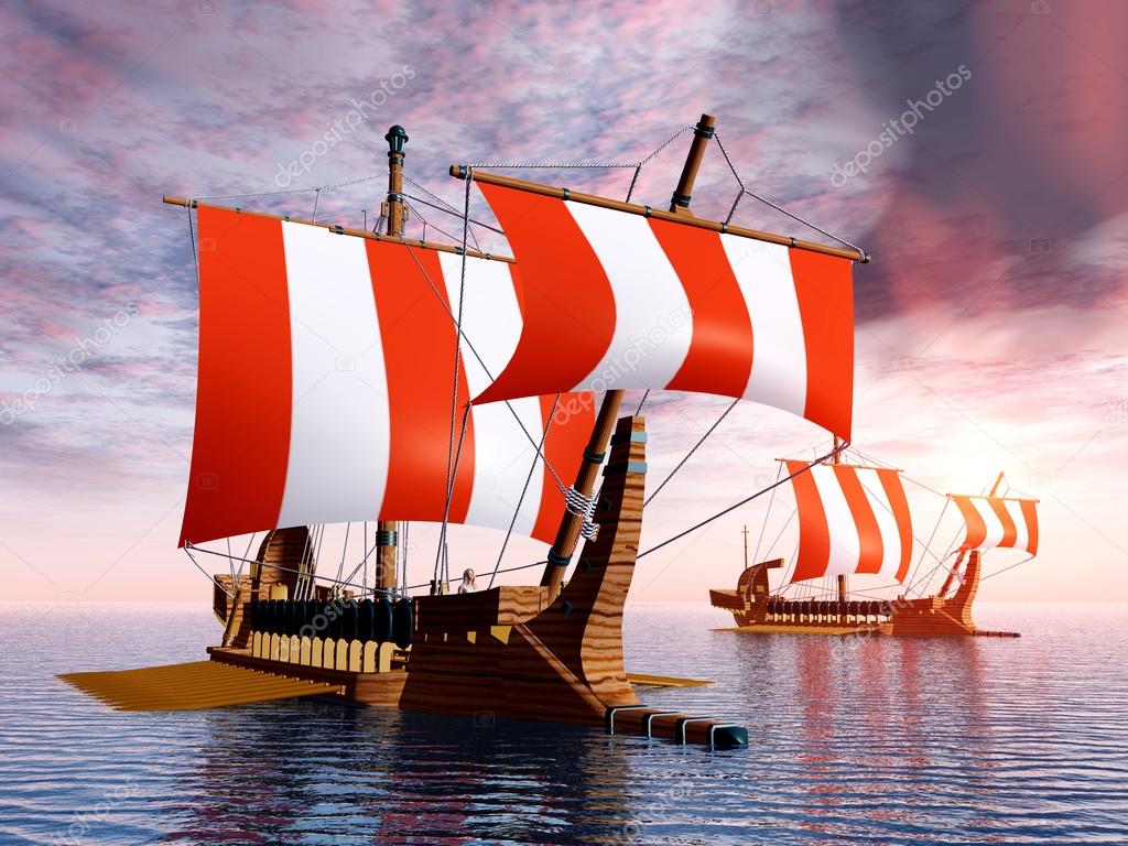 Greek Galleys Stock Photo by ©mic1805 48165755