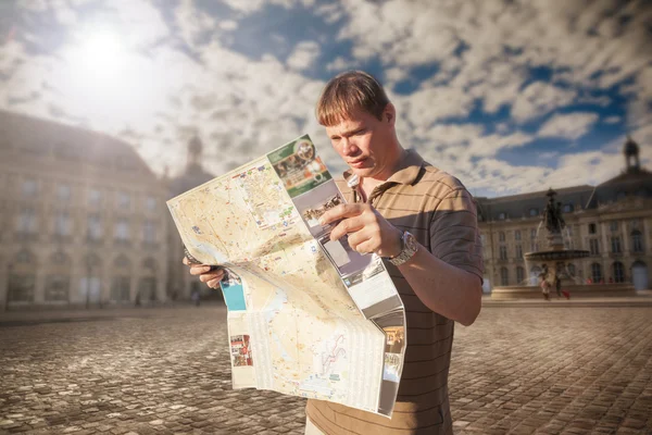 Tourist with map - Stock Image - Everypixel