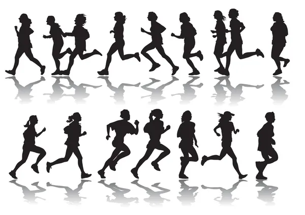 19,989,283 Women running Vector Images | Depositphotos