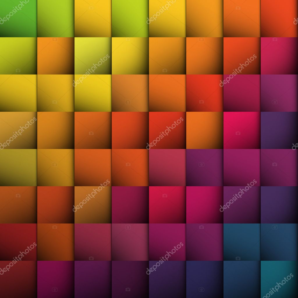 Fondo de cuadrados abstractos. Vector, EPS10 Vector de stock por ...