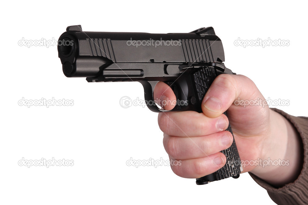 Gun in hand Stock Photo by ©pil7615 35052013