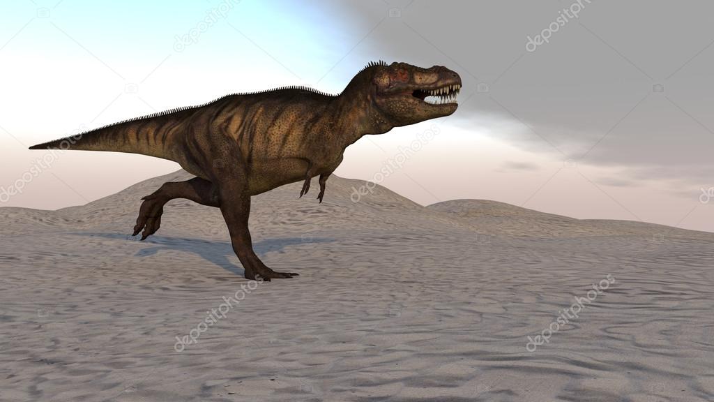 T-rex hunting Stock Photo by ©KostPhoto 45297321