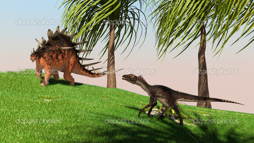 Kentrosaurus Vs Ceratosaurus