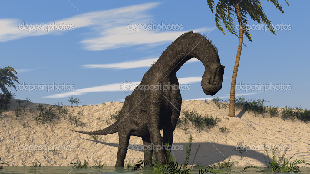 Brachiosaurus dinosaur Stock Photo by ©KostPhoto 45298977