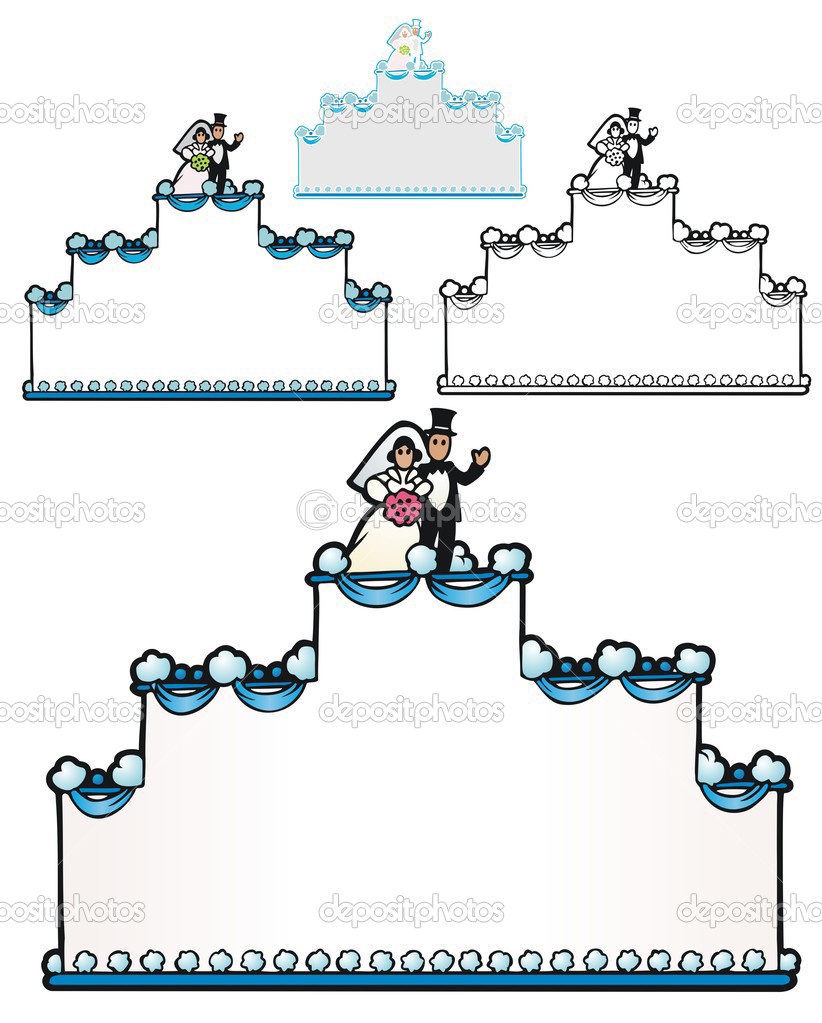 Wedding cake border Stock Vector Image by ©Therealdarla #48184381