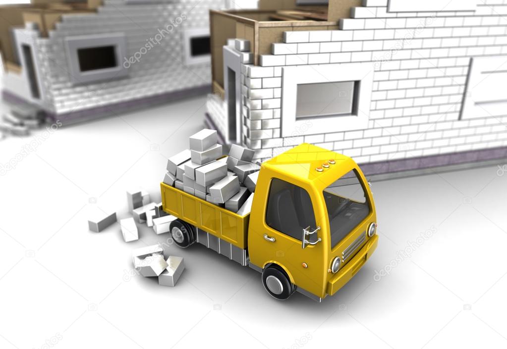 ladrillos entregados en la obra 2024