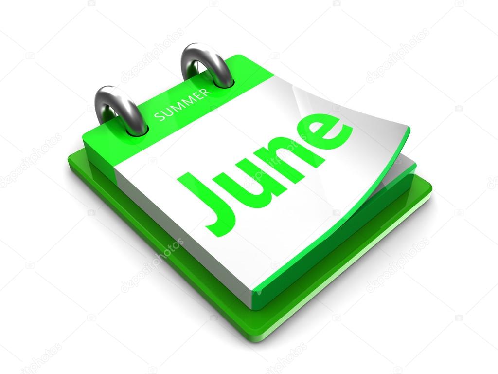 Calendar date is june Stock Photo by ©mmaxer 27595833