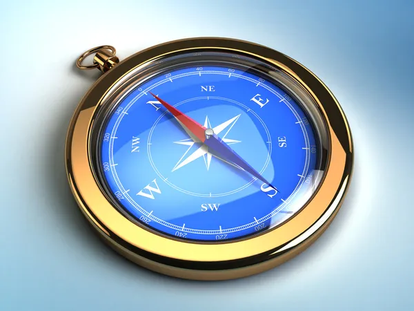 Blue compass Stock Photo by ©ladyann 19540509