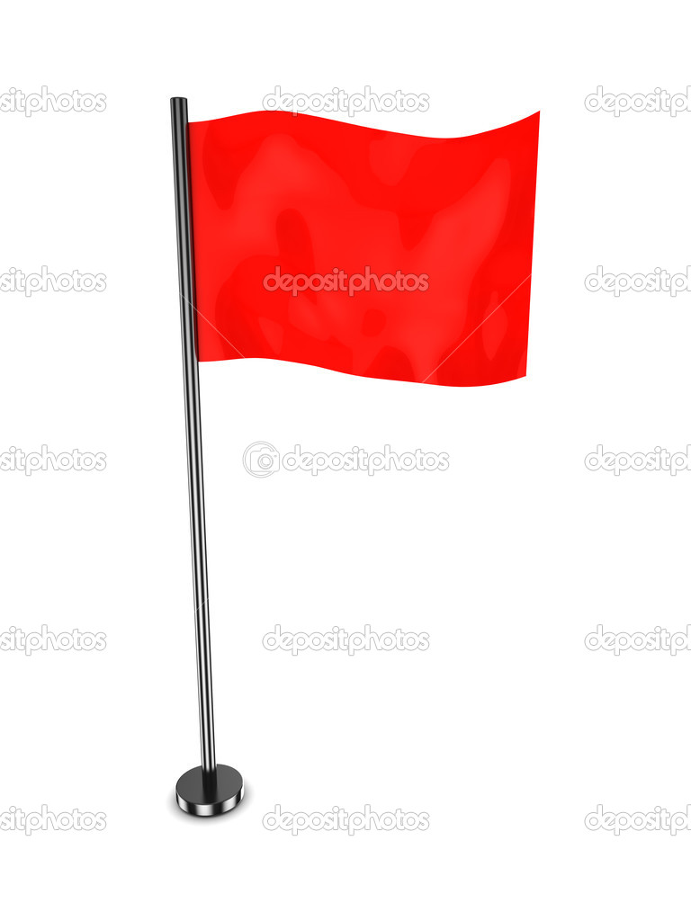 Red flag — Stock Photo © mmaxer #32777579