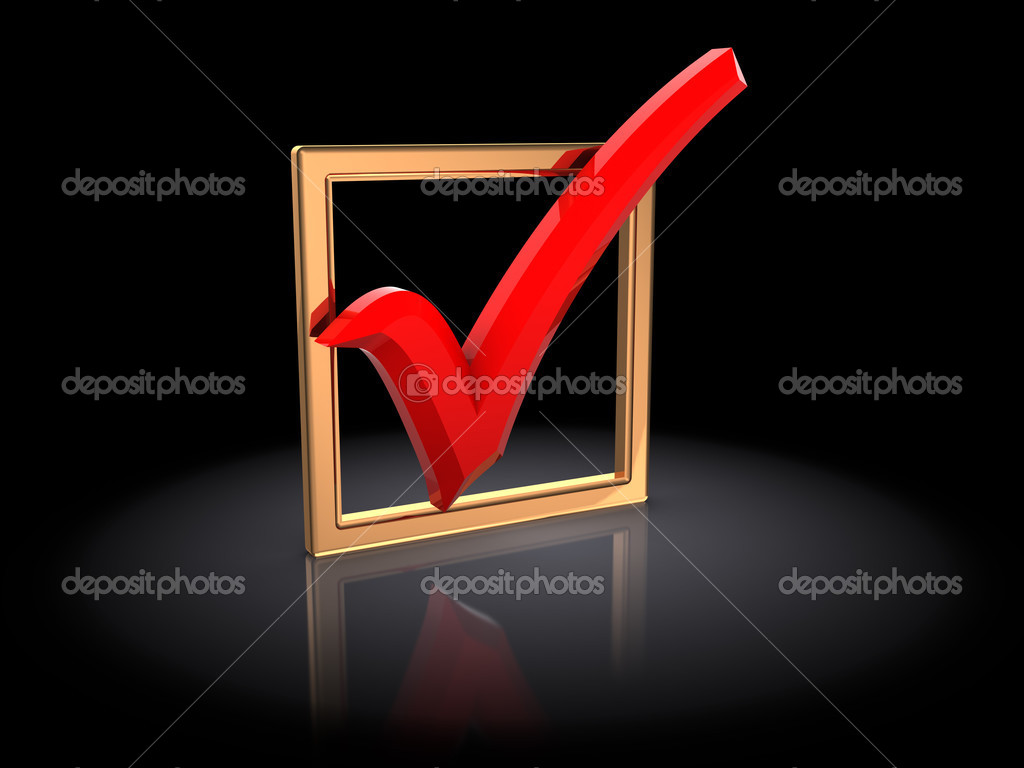 Checkbox over dark background Stock Photo by ©mmaxer 40326849
