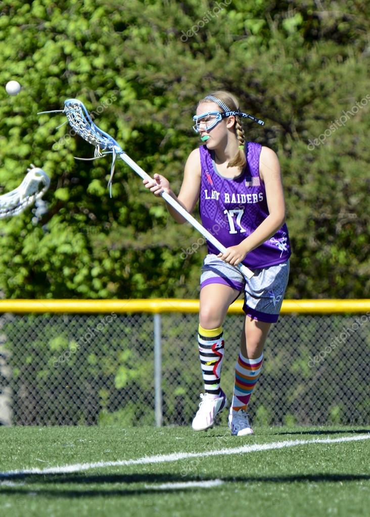Young Girl Lacrosse Player – Stock Editorial Photo © noonie #46096025