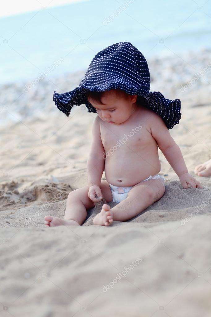 Baby on the beach — Stock Photo © boggy22 #13836875
